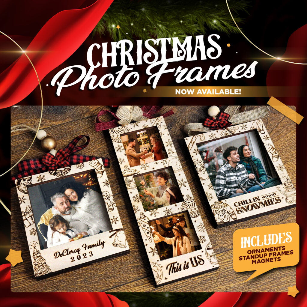 Christmas Photo Frames - Patriot's Craft